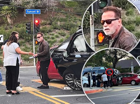 Lapd Investigates Arnold Schwarzenegger Car Crash After Woman Is