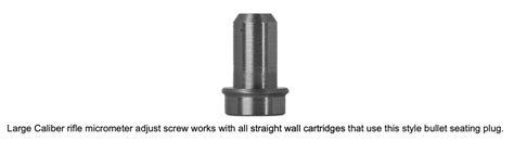 Lee Bullet Seating Micrometer Adjust Screw