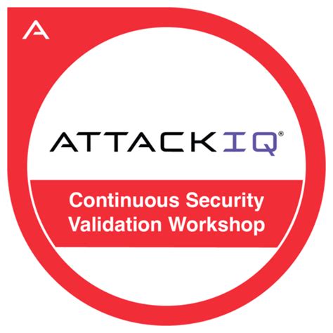 continuous security validation workshop credly