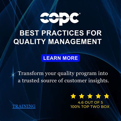 Copc Inc On Linkedin Copc® Best Practices For Quality Management