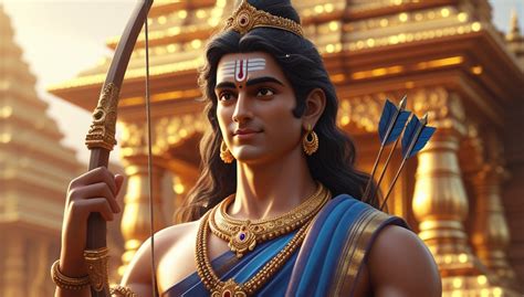 🔥 Bhagwan Ram With Dhanush And Baan Wallpaper Background Free Downloa