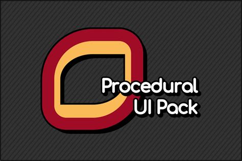 Procedural Ui Pack 3d Unity Asset Store