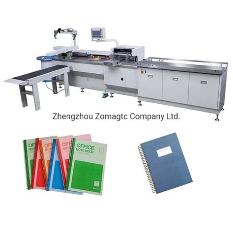 Automatic Notebook Metal Spiral Single Coil Punching And Binding Machine Spiral Coil Book