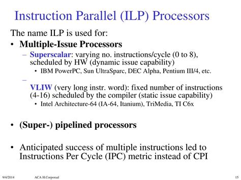 Ppt Advanced Computer Architecture 5md00 Exploiting Ilp With Sw Approaches Powerpoint