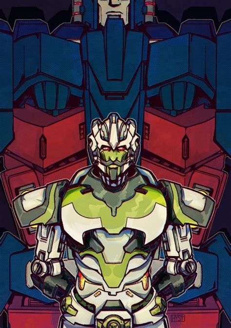 Ultra Magnus And Minimus Ambus Transformers And 1 More Drawn By Hyst