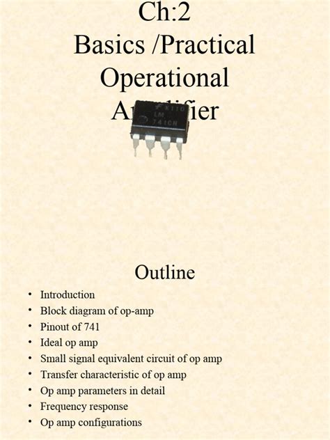 Practical Op Amps Ac Lecture1 Apn1 Pdf Operational Amplifier