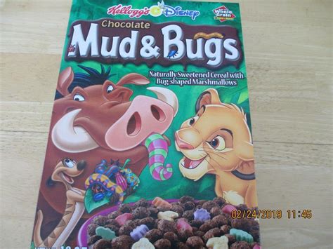 Vintage Cereal Chocolate Mud And Bugs Kelloggs 2003 Unopened 1985501912