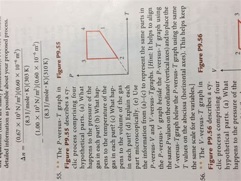solved the p versus t graph in figure p9 55 describes a