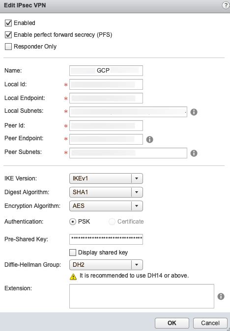How To Configure NSX IPSEC VPN With AWS Azure And GCP Chris Colotti S Blog