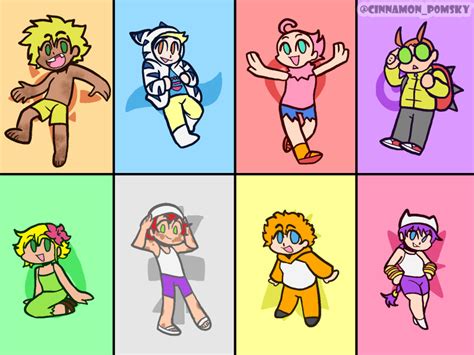 Agumon Gabumon Gomamon Palmon Patamon Piyomon Tailmon Tentomon