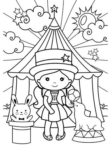 Circus Coloring Pages