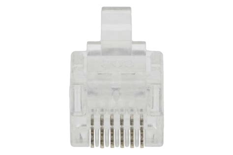 Buy Rj12 6p6c Plug Round Stranded 50 Pcs Per Bag Online Sf Cable
