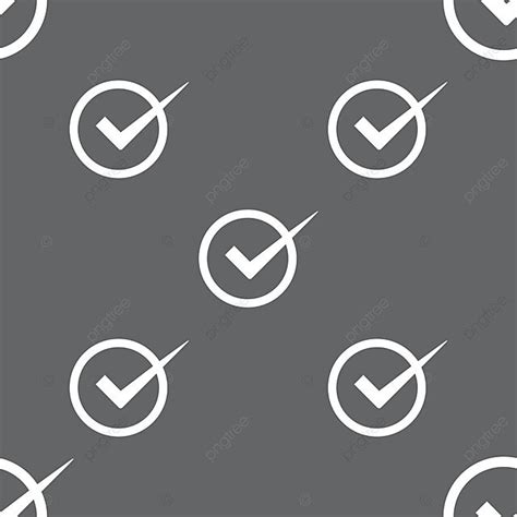 Vector Illustration Of A Checkbox Button With A Check Mark Icon On A