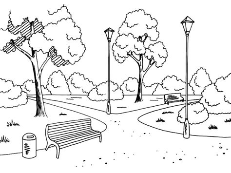 Park Coloring Page