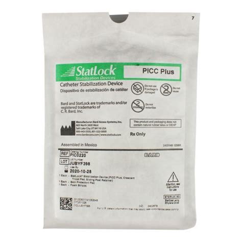 StatLock PICC Plus Stabilization Device Medical Monks