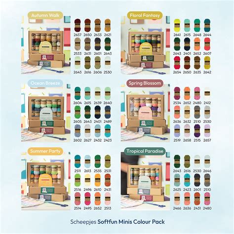 Scheepjes Softfun Minis Colour Pack Floral Fantasy Yarnalicious