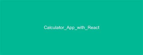 Calculatorappwithreact