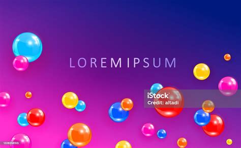 파란색과 보라색의 그라데이션과 디자인 다른 음영의 반짝이는 공 1위에 대한 스톡 벡터 아트 및 기타 이미지 1위 가리기 구 Istock