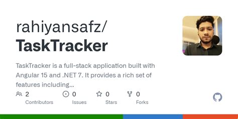 GitHub Rahiyansafz TaskTracker TaskTracker Is A Full Stack Application Built With Angular