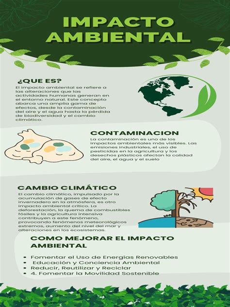 Infografia Impacto Ambiental Pdf