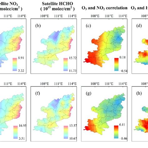Spatial Distribution Of Ozone Precursors During The High Pollution Download Scientific Diagram