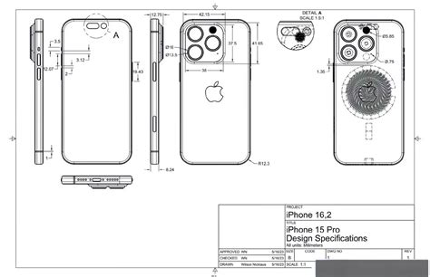 Iphone 15 Pro Schematics Show New Action Button Usb C Port And Thicker Bezel Skinpack