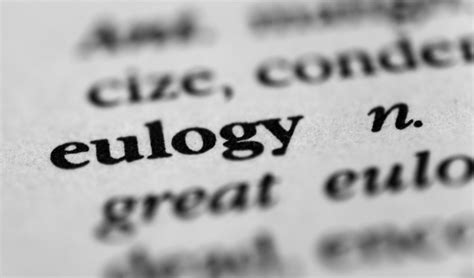 How To Write A Eulogy Funeral Basics