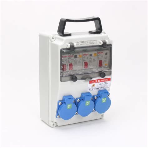 Industrial Waterproof Dustproof Safety Portable Electrical Panel Socket