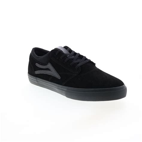 Lakai Griffin Ms4210227a00 Mens Black Suede Skate Inspired Sneakers Sh