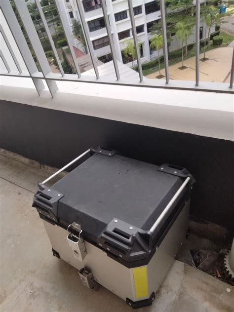 Silver Metal Box Motorcycles Motorcycle Accessories On Carousell