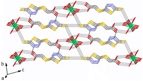The 3d Supramolecular Structure Of 3 A And 1 B Hydrogen Atoms