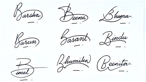 B Signature Letter B Ideas And Bold Autograph Examples