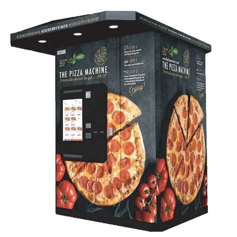 Best Self Service Automatic Pizza Vending Machine Outdoor Serve 100