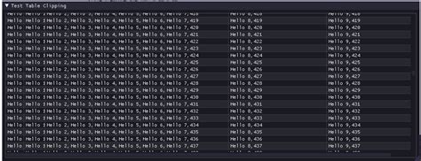 Larger Table Clipper Expectation · Issue 6131 · Ocornut Imgui · Github