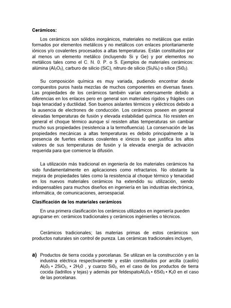 Unidad1b Pdf Ingeniería Cerámica Rieles