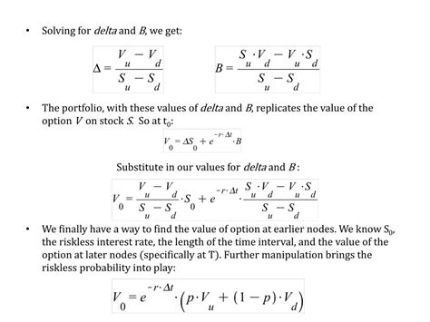 Ppt Binomial Tree Option Pricing Powerpoint Presentation Free