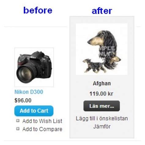 OpenCart Change Add To Cart Button