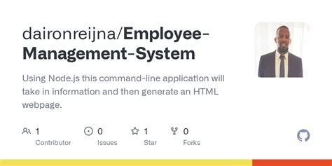GitHub Daironreijna Employee Management System Using Node Js This Command Line Application