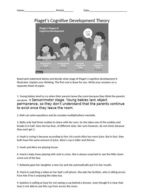 Piagetscognitivedevelopmenttheory2 1 Pdf