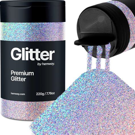 Glitter 220g776oz Silver Holographic Glitter