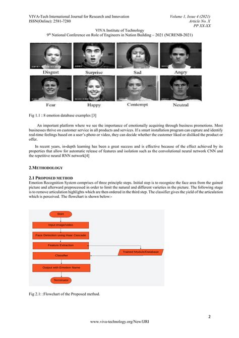 Face Detection And Feature Extraction For Facial Emotion Detection Pdf