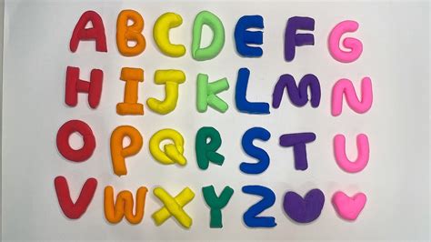 영어 놀이ㅣ색깔클레이로 알파벳 만들기ㅣ클레이 Abc 놀이ㅣ알파벳송 들으며 알파벳 배우기 Youtube