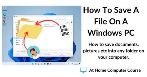 How To Save A File On A Pc