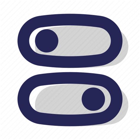 slider configuration toggle control on off switch setting icon