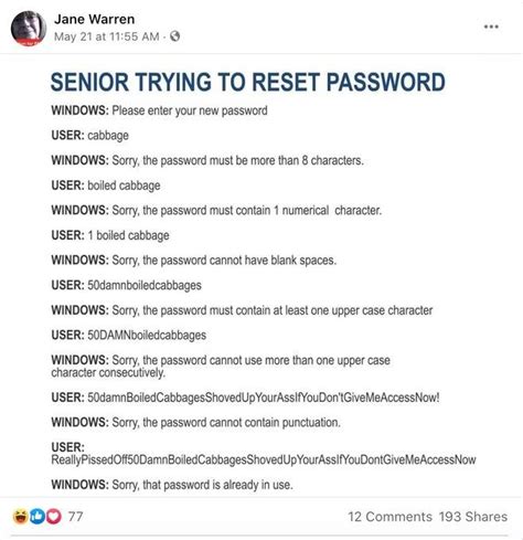 Gordon Stainforth On X Senior Trying To Reset Password A Rather