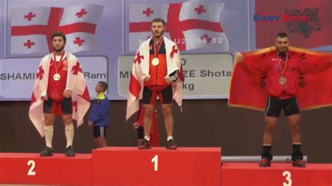 ქუთაისელი სპორტსმენი შოთა მიშველიძე ძალოსნობაში ევროპის ჩემპიონი გახდა Youtube