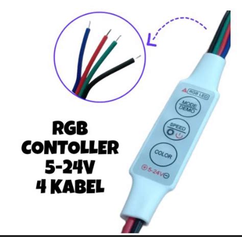 Jual Otomatis Controller Lampu Led Rgb Rgb Controller Mini Dimmer Shopee Indonesia