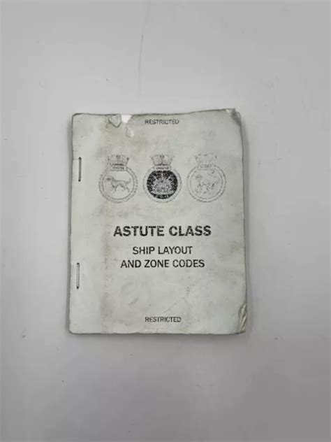 Astute Class Ship Layout And Zone Codes £099 Picclick Uk