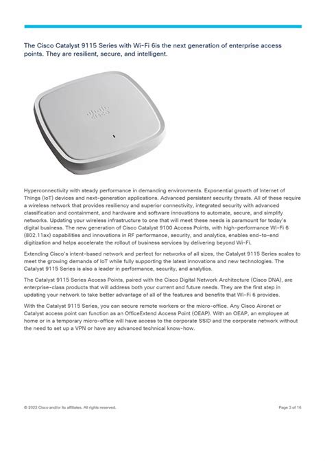 150 Mbps Cisco Catalyst C9115AXI D Wi Fi 6 At 53000 Piece In Nandivaram Guduvancheri ID