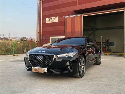 Set Up 배기튜닝 📌현대 제네시스 G70 33t 커스텀가변엔드리모컨시공📌 차주분께서